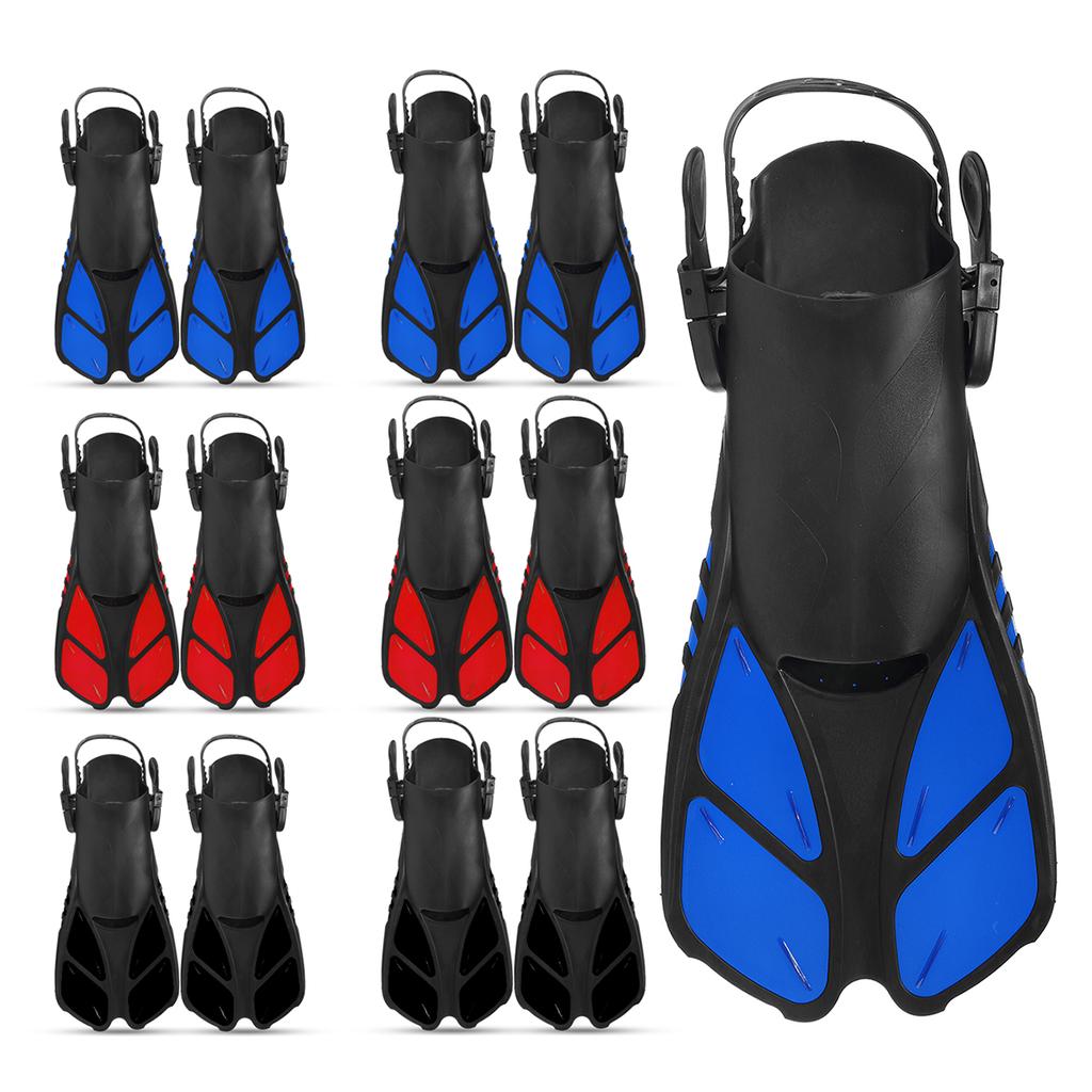 Buy Adult Flippers Adjustable Snorkeling Swim Training Fin Butterfly ...