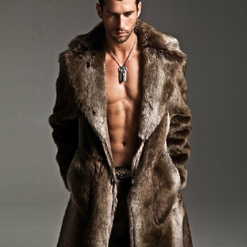 Manteau Fourrure Homme Luxe