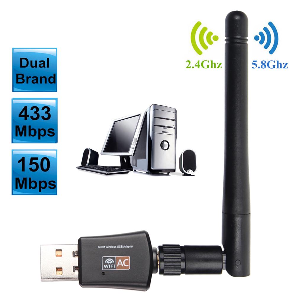 Cheap 600Mbps Dual Band 5GHz Wireless Lan USB PC WiFi Adapter w ...