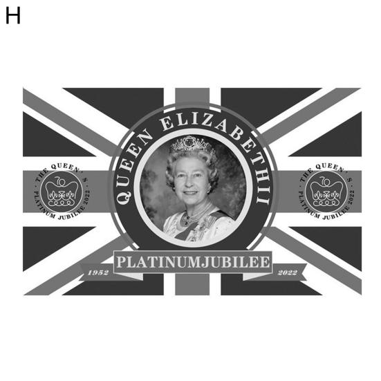 Kjøp British Queen Flag Commemoration Of The Queen Of Great Britain Flag Queen Memorial Flag ...