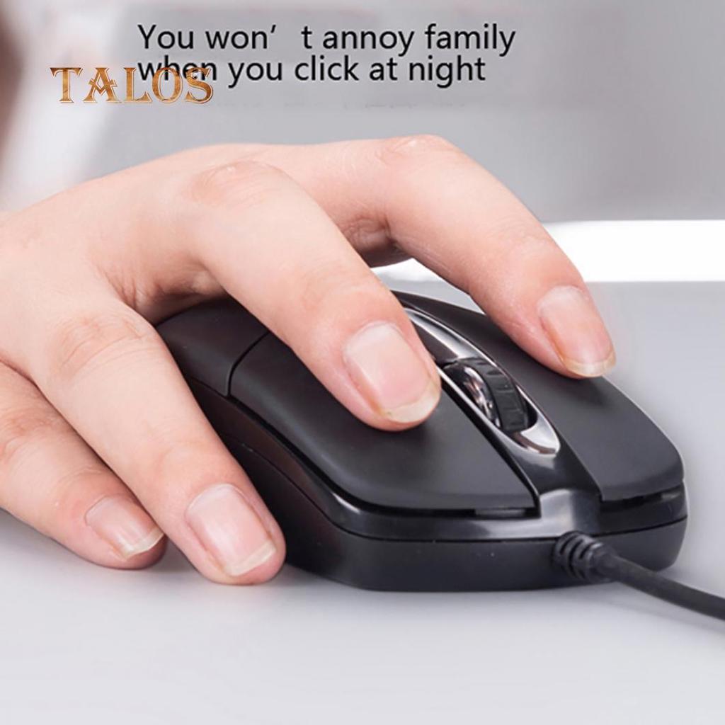 Buy TALOS V9 Ergonomic Silent Click 1200DPI 3 Buttons Optical Office ...