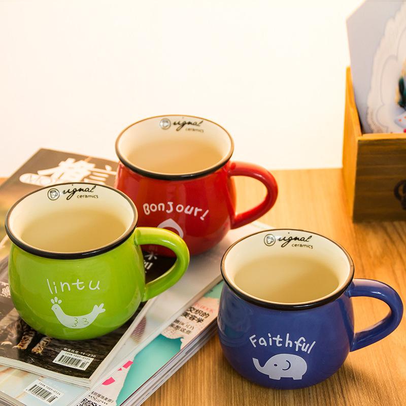 Buy Modern Style Personality Mark Cup Ceramics Coffee Milk Mug at ...