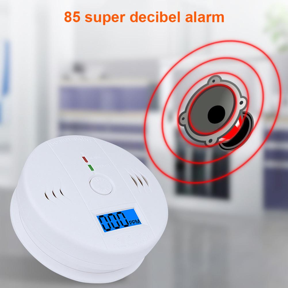 Buy LCD CO Carbon Monoxide Smoke Detector Alarm Poisoning Gas Warning ...