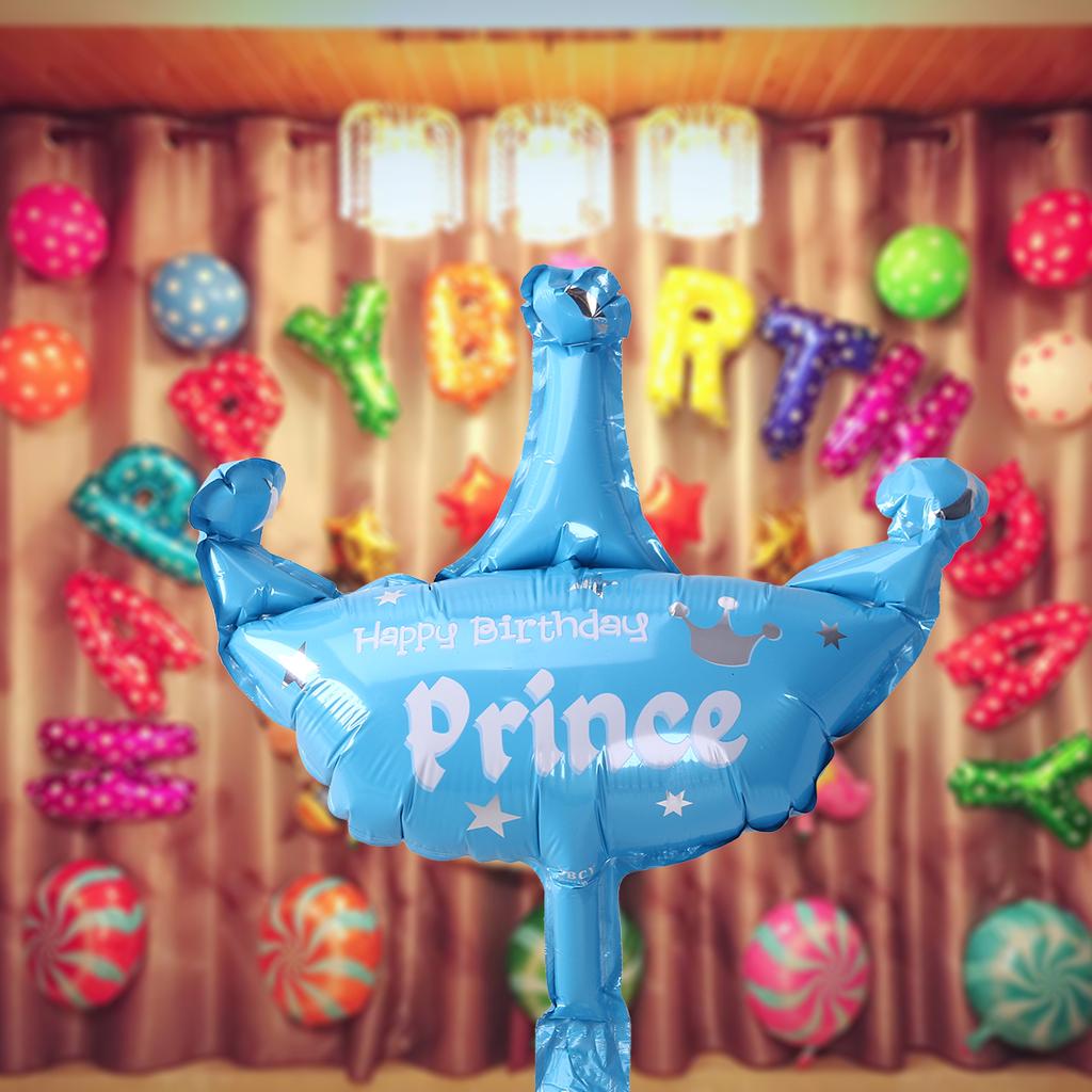 Prince Crown Balloons Party Balloons Foil Balloons Wedding Decoration ...