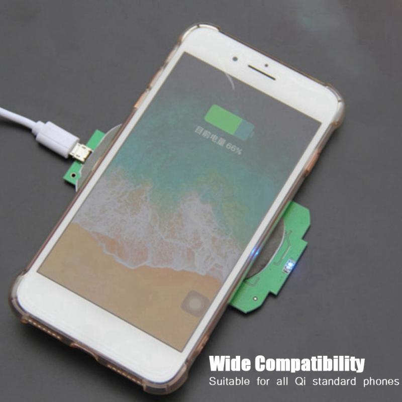 Qi Wireless Circuit Board Coil DIY 3 Coils Transmitter Module Wireless ...