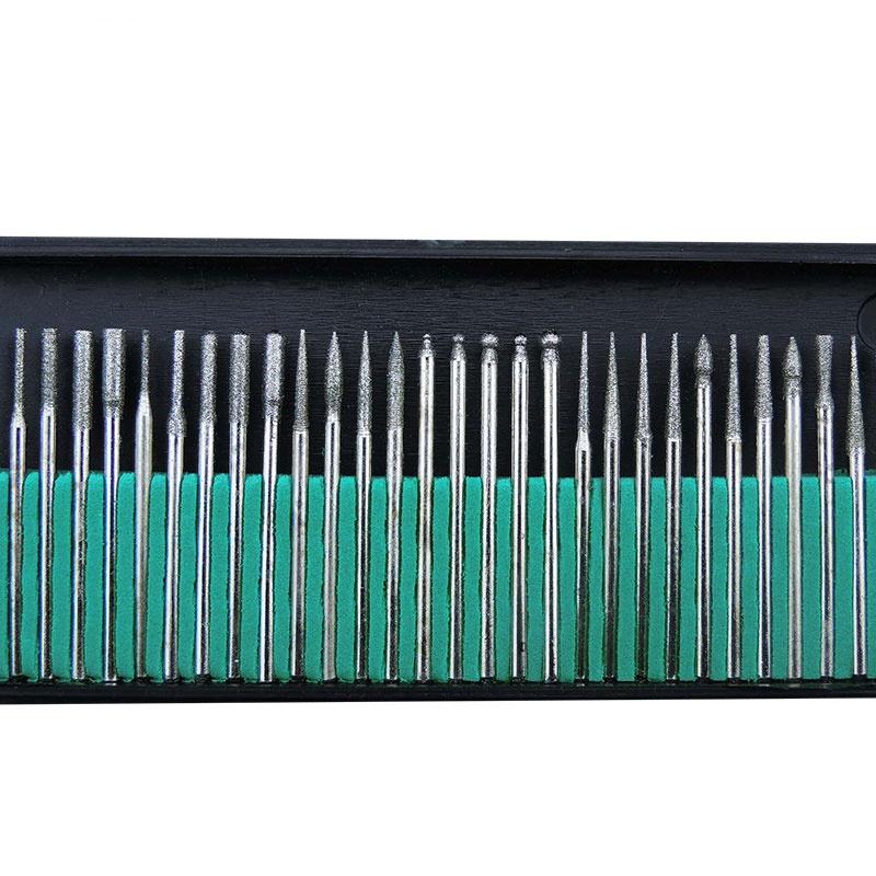 Buy 30Pcs/Box Dental Diamond Bur Bit Drill Kit For Engraving Carving ...