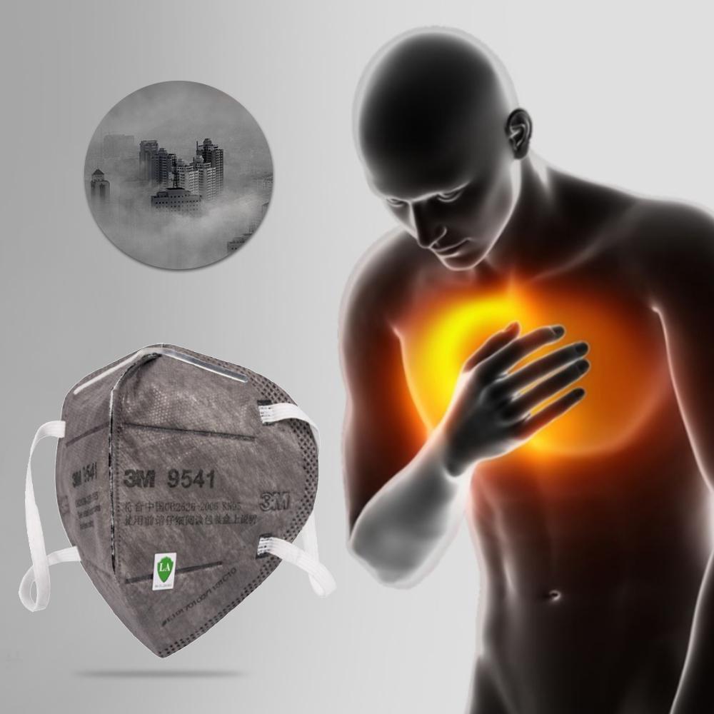3M 9541 1pcs Particulate Respirator 5-ply KN95 Face Mask Respiratory ...
