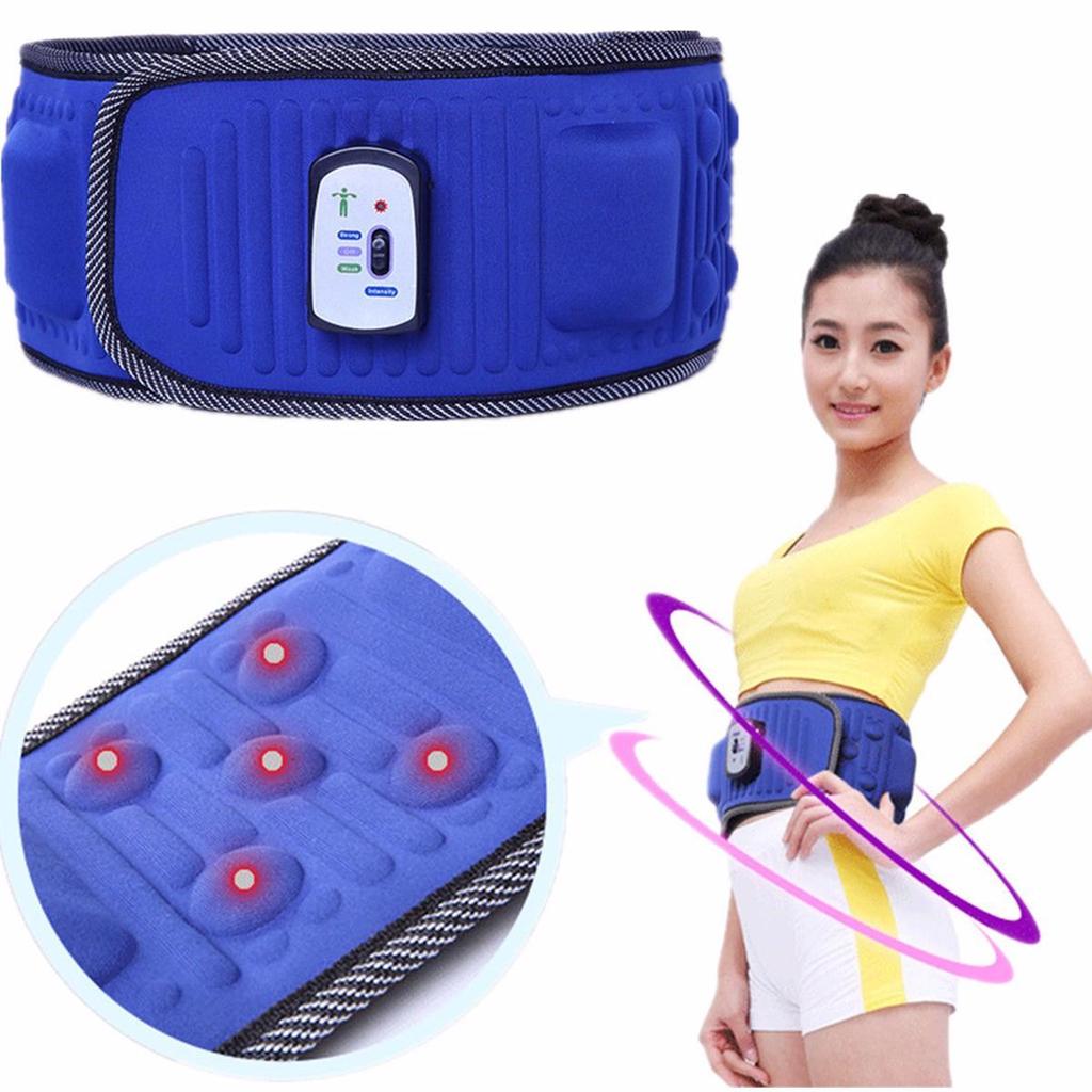 Buy Electric Abdominal Stimulator Body Vibrating Slimming Belt Belly ...