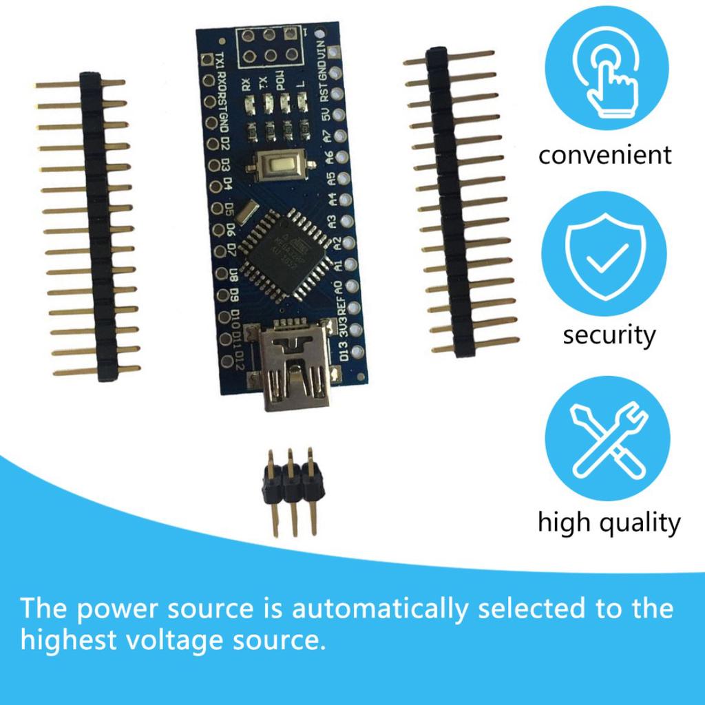 Buy Mini USB Nano V3.0 ATmega328 5V Micro-controller Board Voltage ...