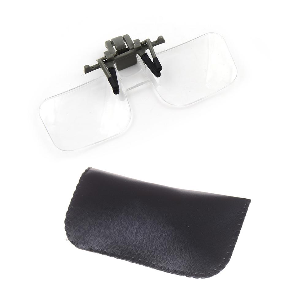 Buy Magnifier Clip On Glasses Magnifying Glasses Eyeglasses Watch ...