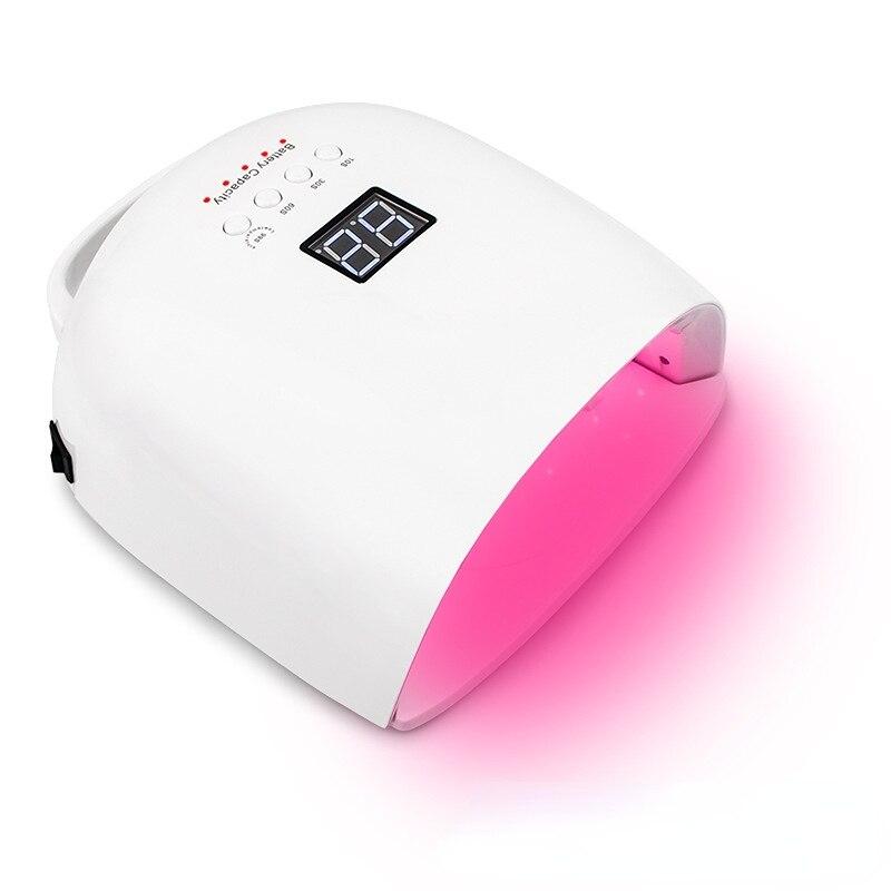 Cheap Rechargeable Nail Lamp 86W Wireless Gel Polish Dryer Red Light ...