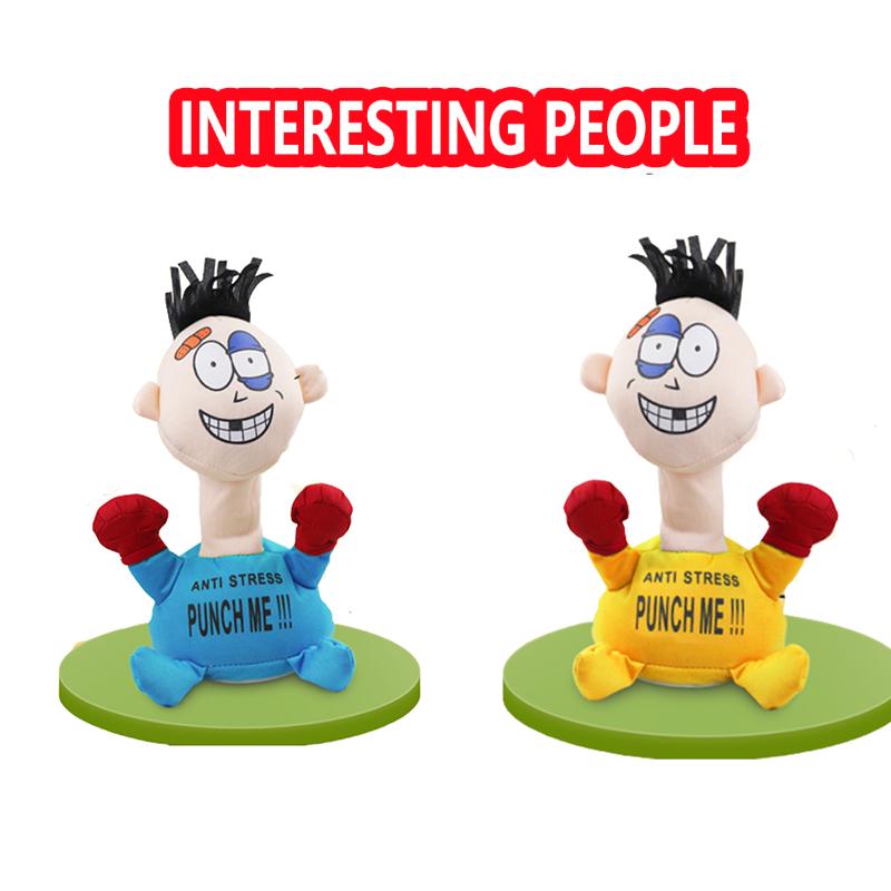 Me Punch Soft Anti Stuffed Stress Electric Plush Toys Doll Release ...