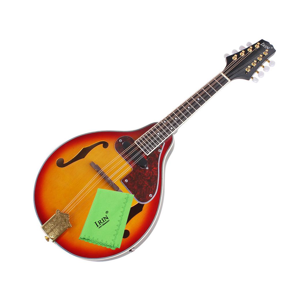 IRIN Sunset Elektro Akustik Mandolin Ladin Ahşap W / Bağlantı ...
