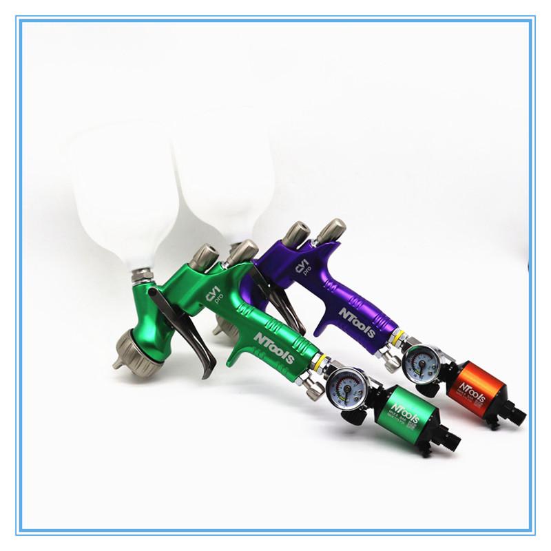 Buy High Quality New Style Spray Gun Ntools CV1 Pro and Air Regulator 1 ...
