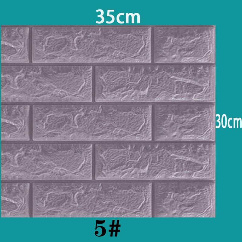 Buy 19Colors Backdrop Decor 3D Wall Stickers Waterproof Self-adhesive ...