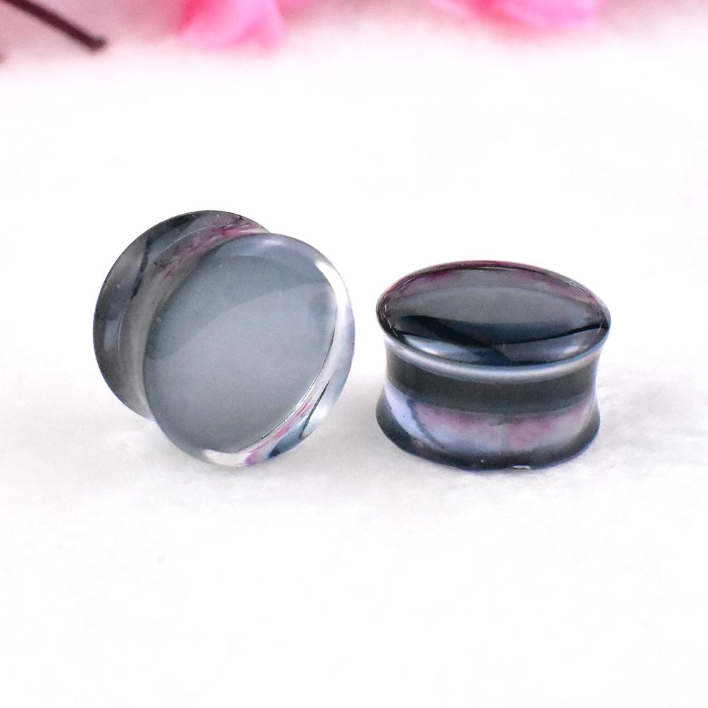 Buy 6-30mm 2Pcs Colourful Acrylic Ear Tunnels Gauge Ear Expander Plugs ...