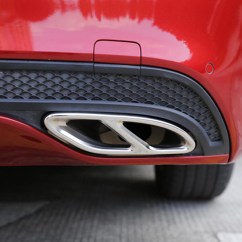 Buy Car Exhaust Cover Trim for Mercedes Benz GLC A B C EClass W205 ...