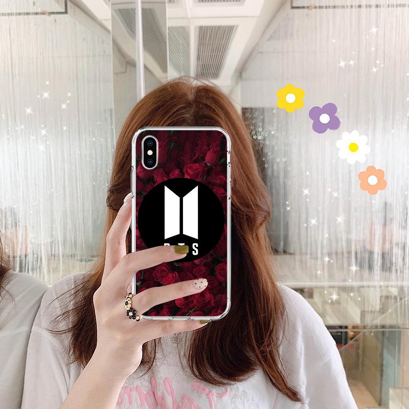 Buy BTS Logo Transparent Mobile Phone Case for iPhone 5 6 Plus iPhone ...