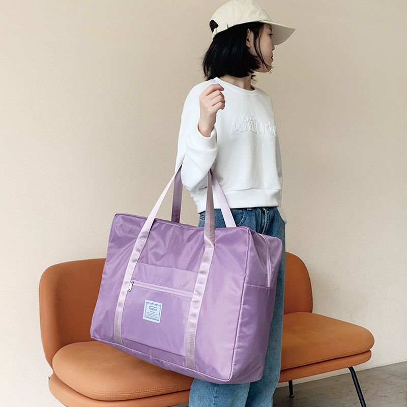 Portable Travel Bag Female Large Capacity Buggy Bag Short Distance ...