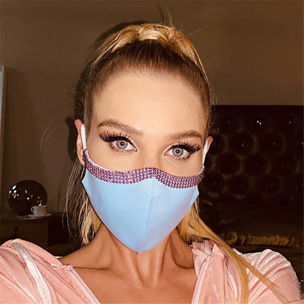 Buy Popular Nightclub Mask Windproof Outdoor Flash Sequins Unisex Adult ...