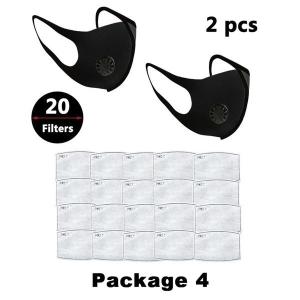 Buy KN95 Face Mask Dust Mask Anti Pollution Masks PM2.5 Activated ...