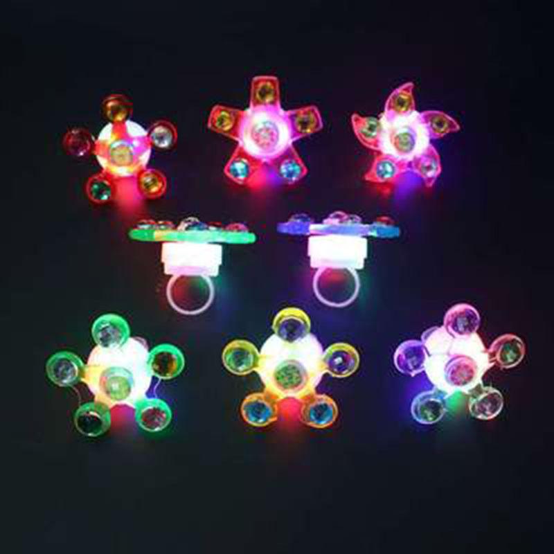 Buy Fidget Spinner Light Up Ring Stress Relief Fidget Toys Supplies ...