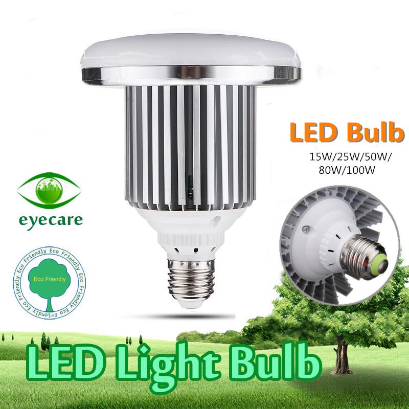 Buy E27 Led High Bay Light White Mushroom Bulbp Floodlights For ...