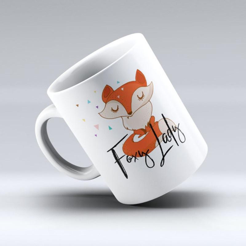 Buy Foxy Lady ,Foxy Lady Coffee Mug ,Fox Mug ,Cute Mug ,Fox Mug ,Funny ...