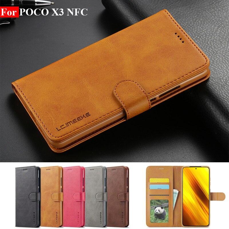POCO X3 NFC Case Leather Vintage Phone Case For Xiaomi POCO X3 Pro Case ...