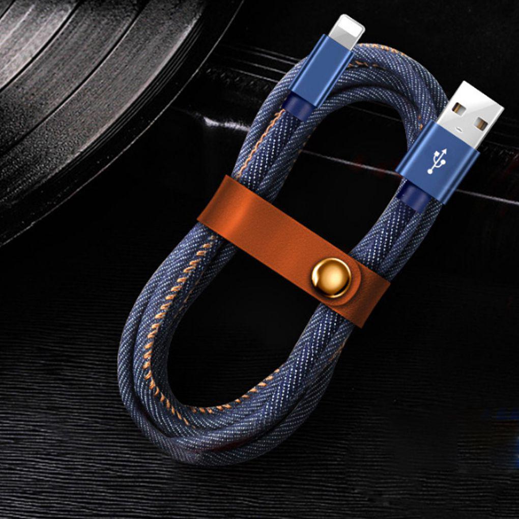 Buy Denim Phone Data Charging Cable Replacement For Iphone Replacement ...