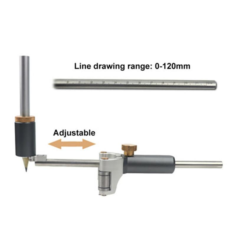 Buy Maijiabao Woodworking Linear Arc Dual-purpose Scriber Draw Circle ...