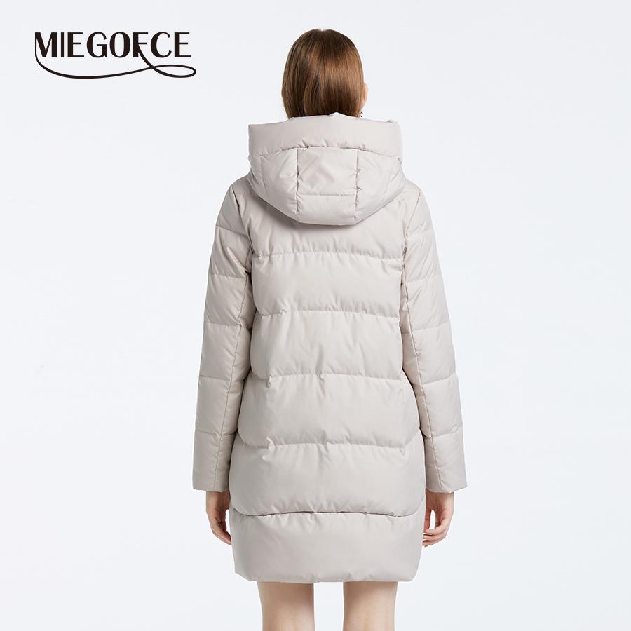 Buy MIEGOFCE Winter Simple Comfortable Women Coat Fashion Casual Stand ...