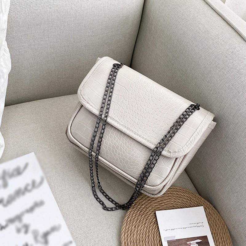 Buy Crocodile Pattern Wild Simple Chain Shoulder Bag Diagonal Bag Trend ...