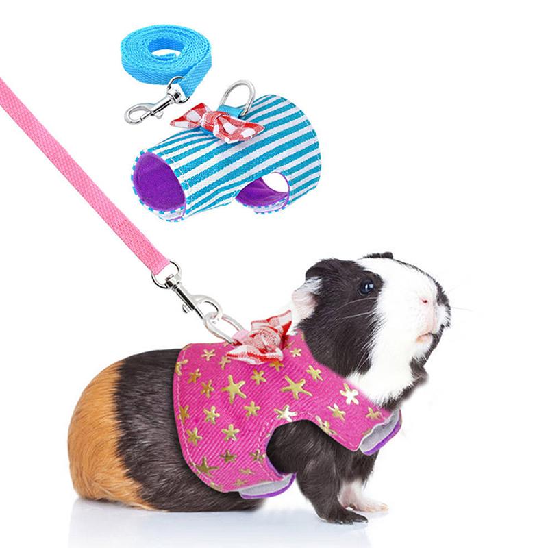 Buy Small Pet Striped Star Harness Vest Leash Traction Rope For Baby ...