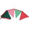 12 flags Multi-Color Fabric Bunting Pennant Flags Birthday Christmas ...