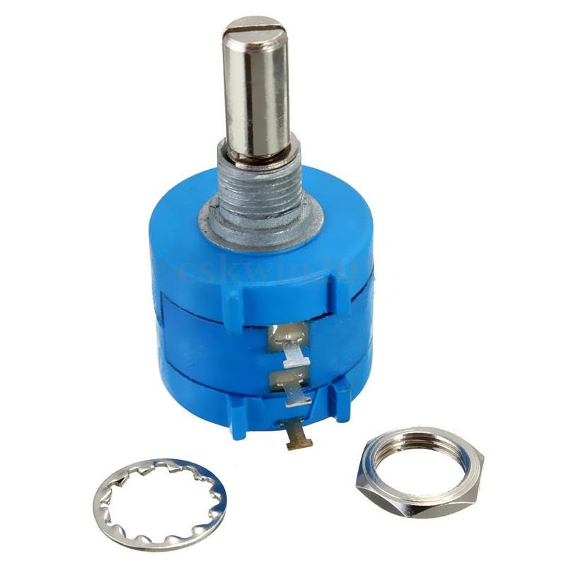 3590S 500 1K 2K 5K 10K 20K 50K 100K Ohm Rotary Wirewound Precision ...