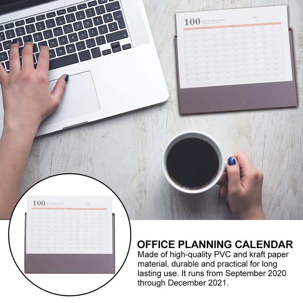 Satın alın 1Pc Desk Calenda Chic Safe Fine 2020-2021 Memo Monthly ...