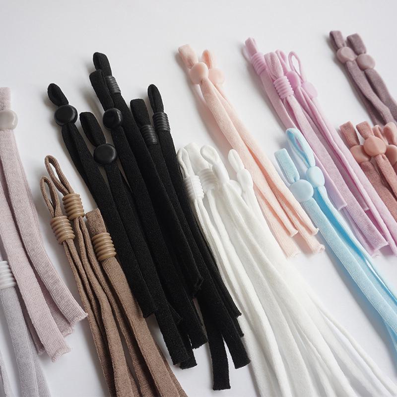 100ps Adjustable Elastic Cord Buckle Rubber Band Stretch String DIY ...