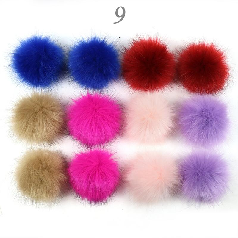 Cheap 12Pcs Clothing Hat Accessories 8cm False Hairball Fake Fox Fur ...