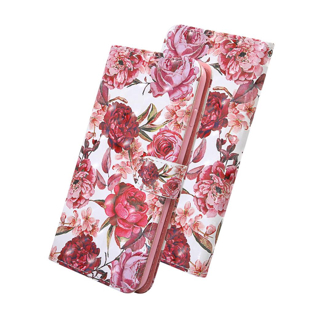 Buy PU Leather Bookstyle Shell Card Holder Wallet Magnetic Wrist Strap ...