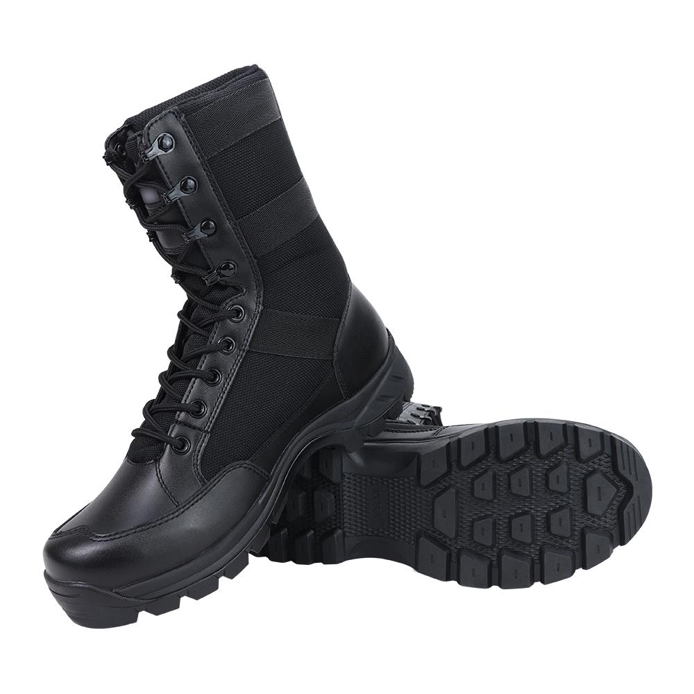 Buy 8 Inch Men's Leather Hiking boots Military PoliceBoots Security ...