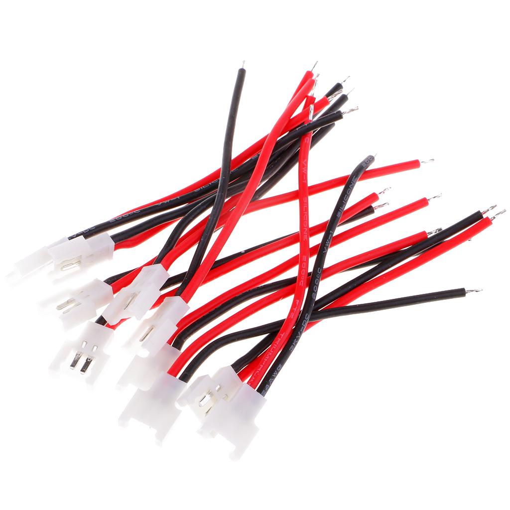 Buy 10 Pieces Male Plug Battery Charging Adapter Cable 3.7v Lithium ...