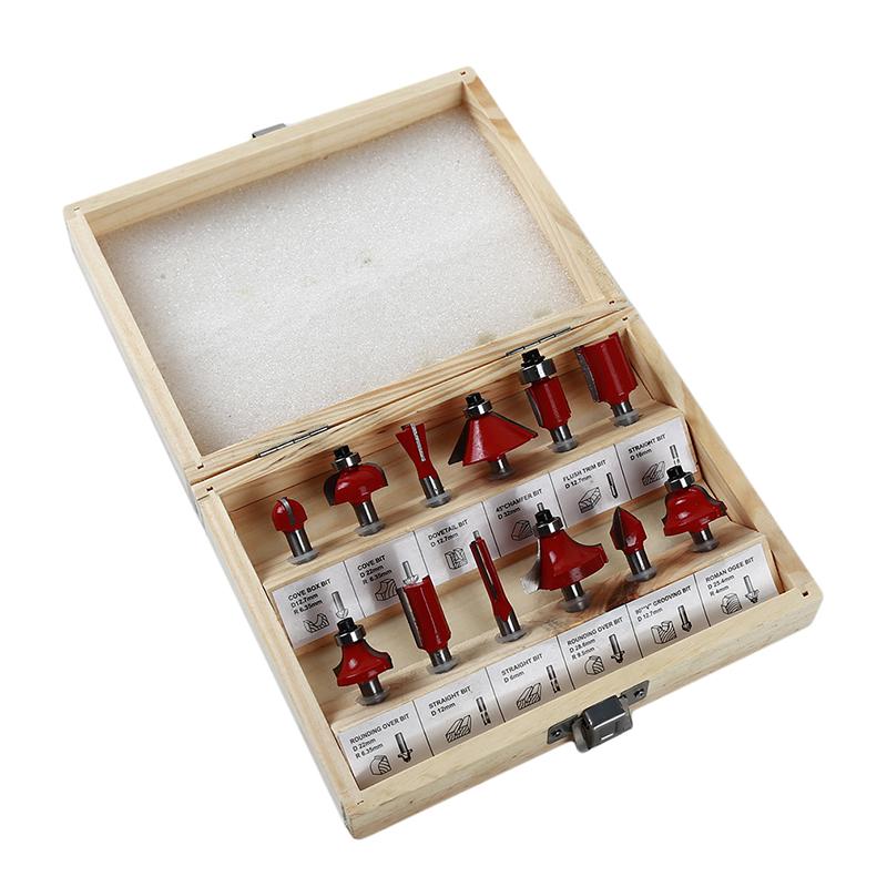 Buy 12Pcs Milling Chisel Cutter Trimming Engraving 8mm/0.3inch Tools ...