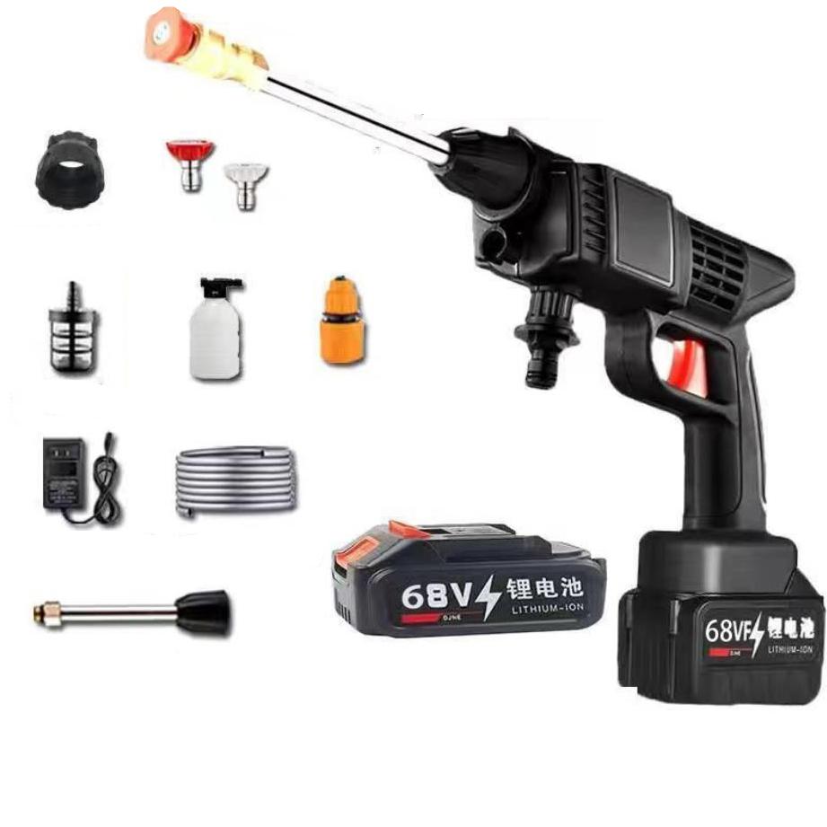 Buy Cordless Car Washing Machine Household High Pressure Water Gun ...
