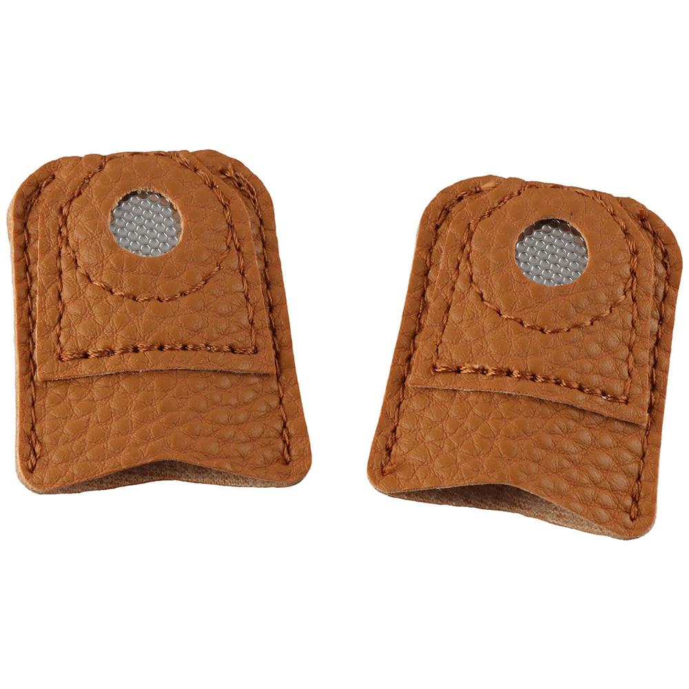 Cheap Leather Metal Thimble Silver Leather Thimble 6Pcs Thimble Ring ...