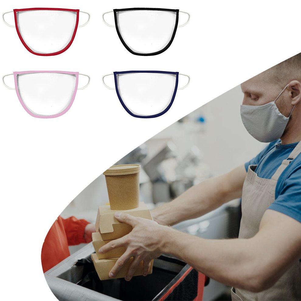 Buy KC Reusable Transparent Face Mask Breathable Dustproof Face Mask ...