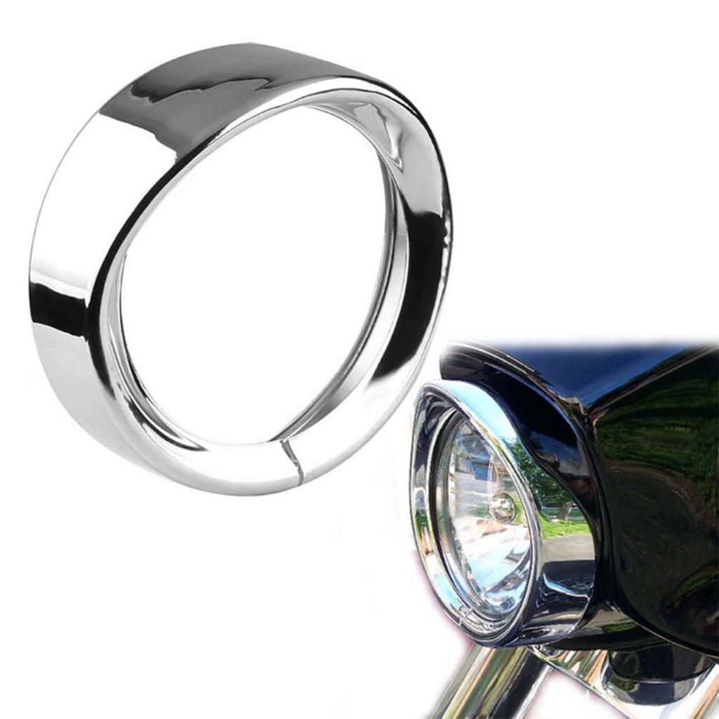 Buy 7 Inch Modified Motorcycle Headlight Shell Protective Cover at ...