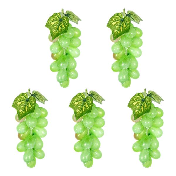 Buy 5Pcs Simulation Grapes Vivid Artificial Props Frosted Grapes ...