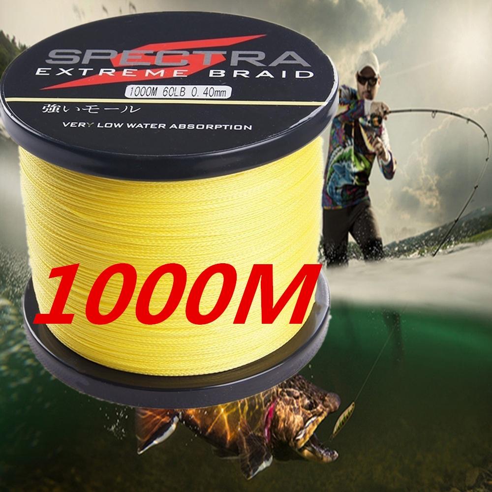 Lake Fishing 1000 Meters Braided Fishing Line 6-100LB PE Multifilament ...