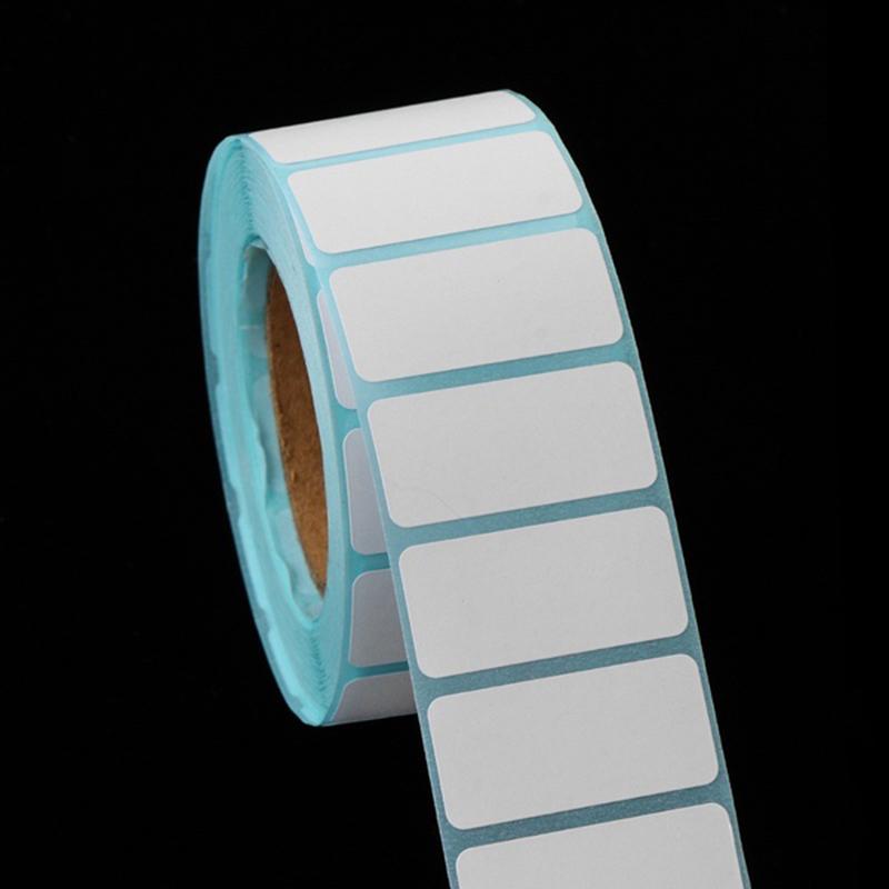 1000 PCS/Roll Blank Tag Supermarket Price Waterproof Adhesive Paper ...